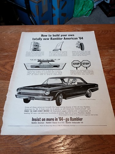 1964 Rambler American 64 Magazine Ad | eBay