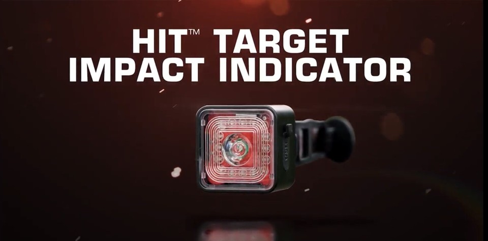 Hornady HIT Indicator Steel Target Stand Mounted Red LED Shot Impact ...