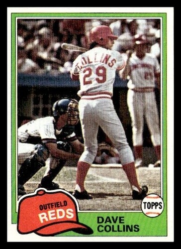 1981 Topps #175 Dave Collins Cincinnati Reds Baseball card | eBay
