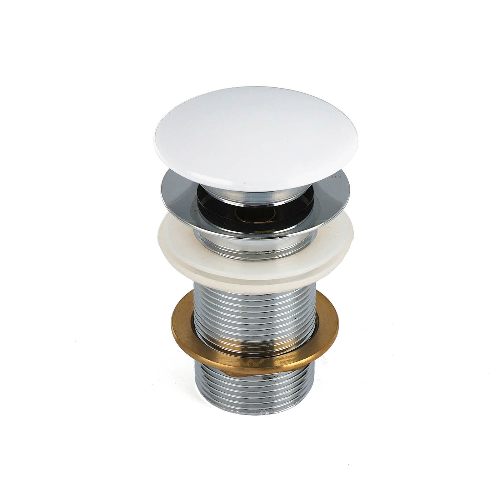 OZ Brass 32mm Basin Waste Sink Pop Up Push Plug Drain Chrome/Black ...