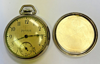Vintage Pocket Watch Ingraham Bristol Connus 48.61mm (#214) | eBay