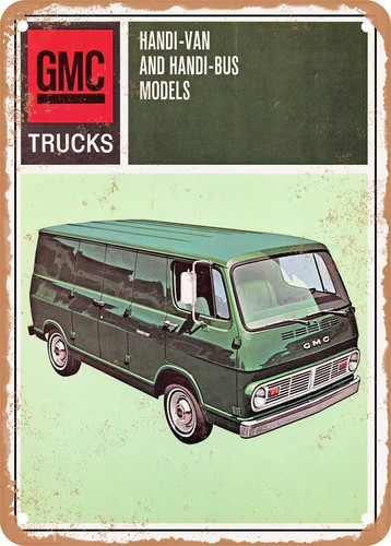 METAL SIGN - 1967 GMC Handi Van Vintage Ad | eBay