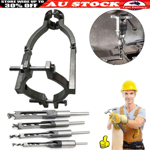 Square Mortising Hole Drill Woodworking Bit Chisel Mortise Tenon Wood ...