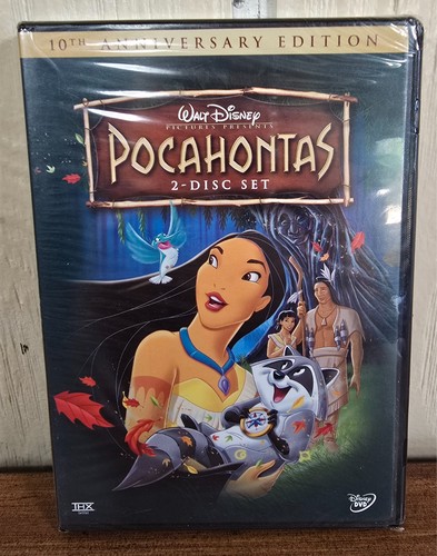 Disney's Pocahontas 10th Anniversary Edition 2-Disc Set DVD SEALED NEW ...