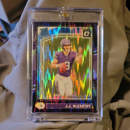 2024 Panini Donruss Optic - Rated Rookie J.J. McCarthy #235 Purple ...