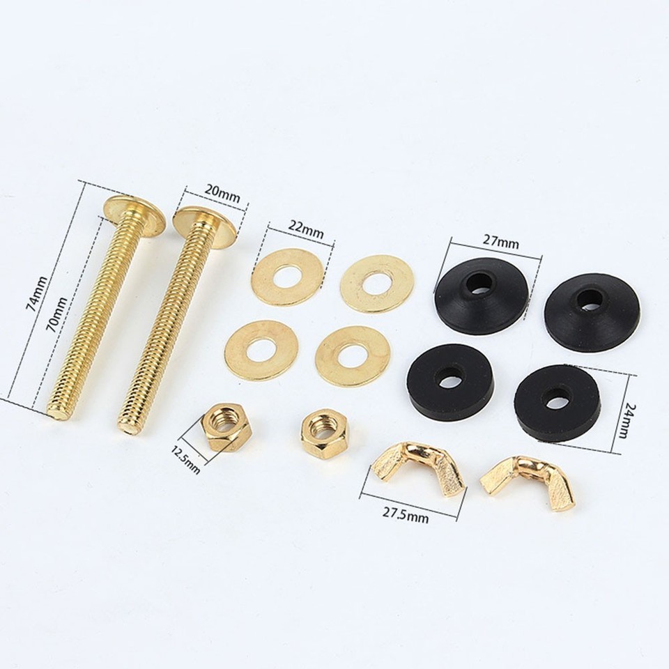 Bolt Kit Toilet Screws Easy Installation Toilet Tank Bolts Accessories ...