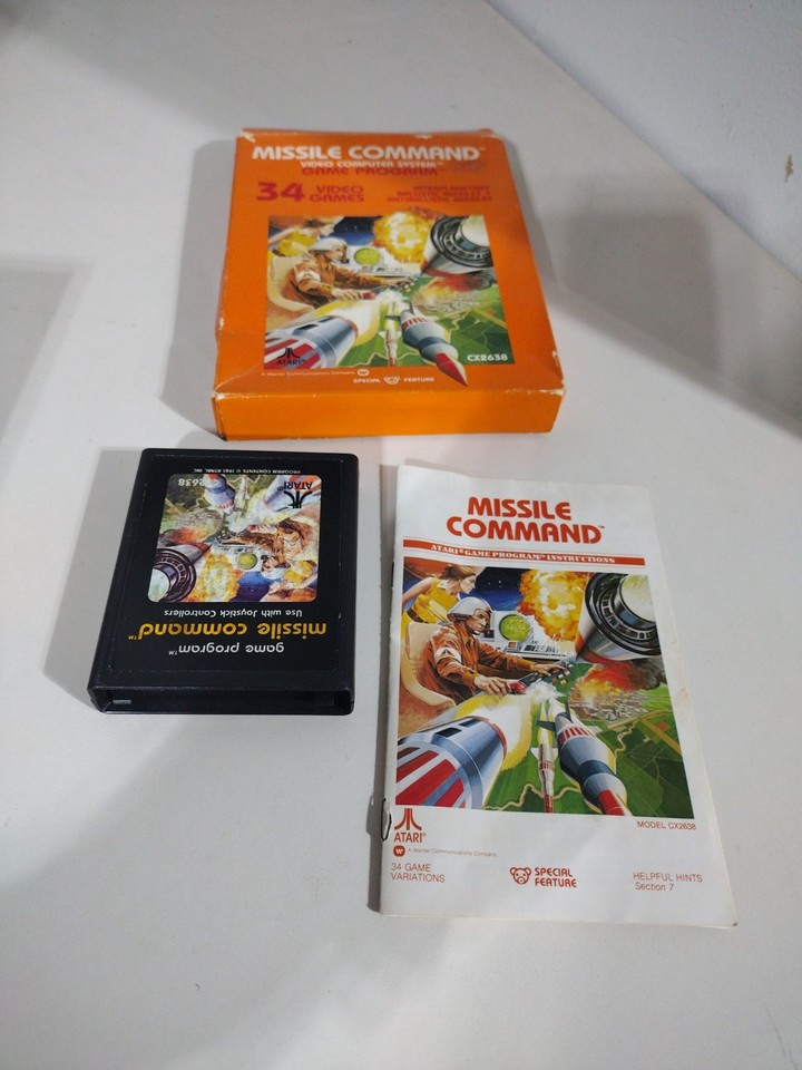 Missile Command (Atari 2600, 1981) With Original Box And Book 770005004890| eBay