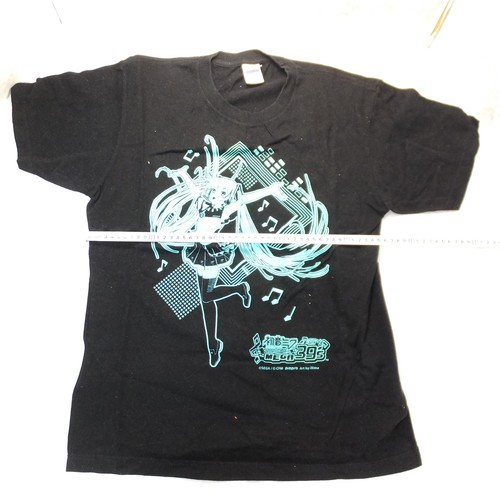 #V0124 Vocaloid Hatsune Miku Goods T-shirt M Size Width 45 cm Japanese ...
