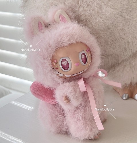 la-bubu Doll Original fluffy Pink Handmade Modification Version | eBay