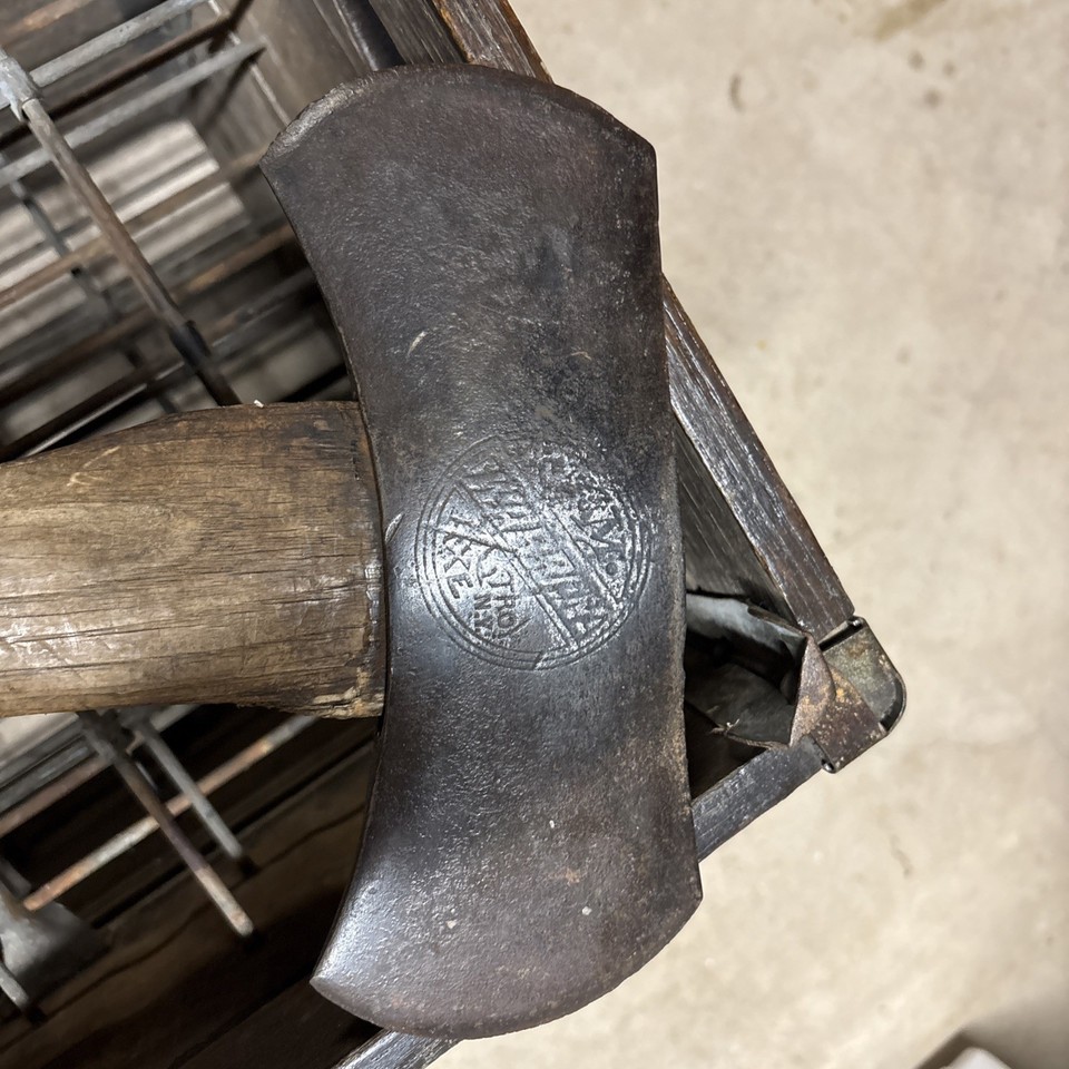 JM Warren Axe Head, Double bit, Embossed axe, Axe Head Only | eBay