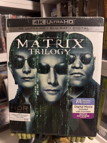 The Matrix Trilogy 4K Box Set Collection BRAND NEW (Reloaded ...
