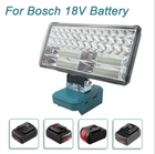 Cordless LED Work Lamp Light Flashlight Torch Spotlight For Bosch 18V ...