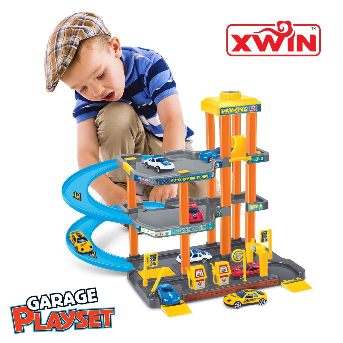 Parking Garage Play Set Petrol Station Indoor Outdoor Fun Game Learning Gift 5057360844848 | eBay