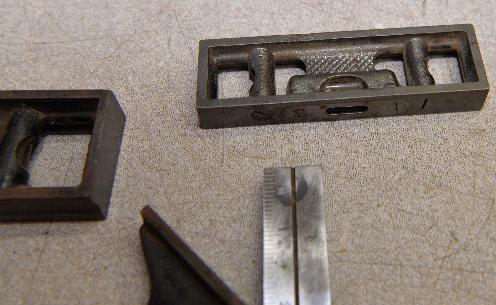 Machinist inspection tools Starrett 4 3/8, 6" level, Union 4 ...