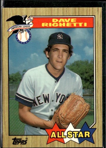 1987 Topps #616 Dave Righetti Collector's Edition (Tiffany) | eBay