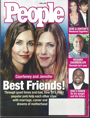 PEOPLE MAGAZINE JUNE 9 2003 (VG) JENNIFER ANISTON, COURTNEY COX | eBay