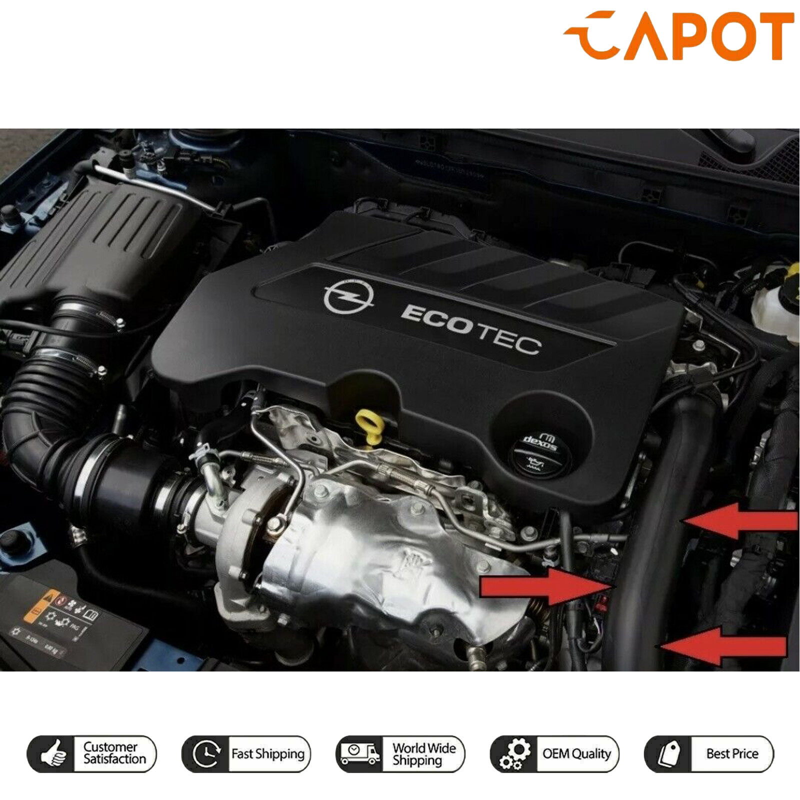 Intercooler Turbo Hose Pipe For Opel Vauxhall Insignia 2.0 CDTI ...