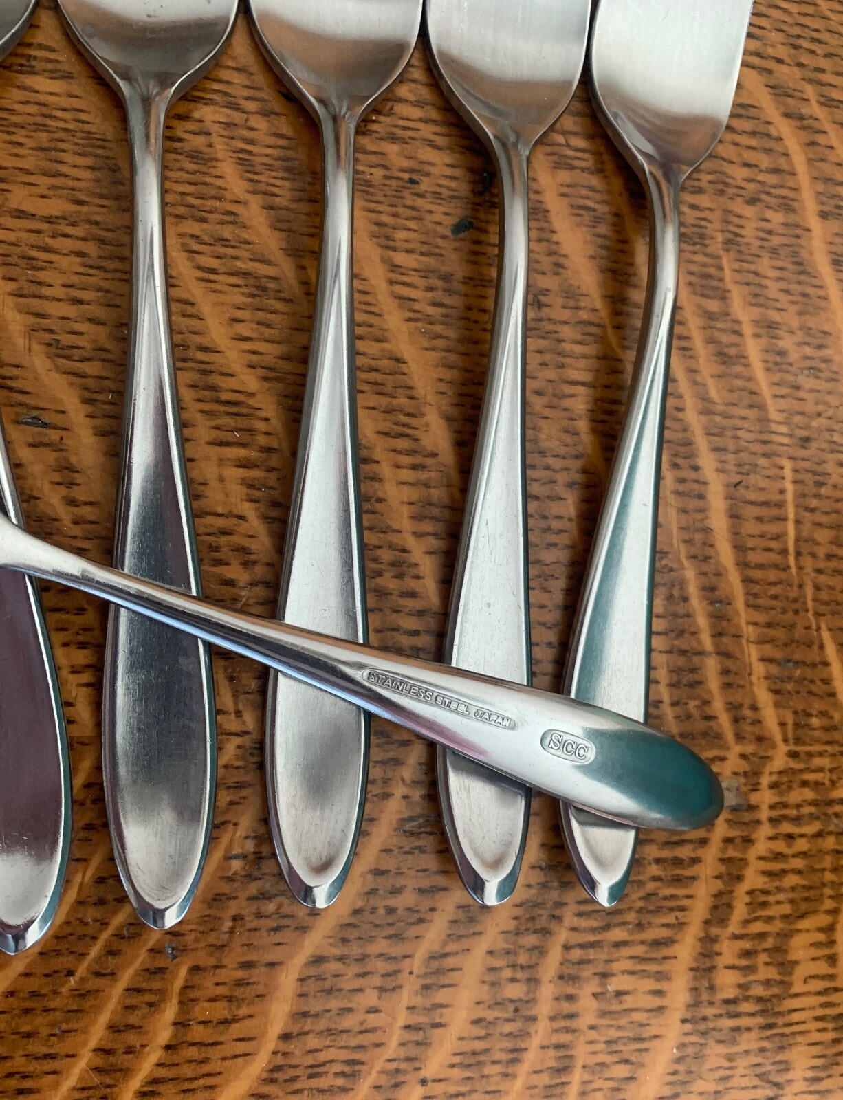 5 Towle SCC Mark Vll / Exeter pattern Mid Century Modern Teapoons Ice ...