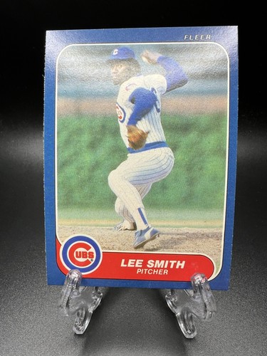 1986 Fleer - Lee Smith #380 Cubs | eBay