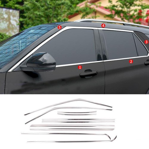 For Ford Explorer 2020-2022 Silver Stainless Car Window Strip Cover ...