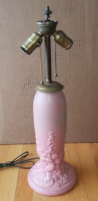RARE Rookwood Art Pottery Lamp Base for Slag Stained Leaded Shade ...