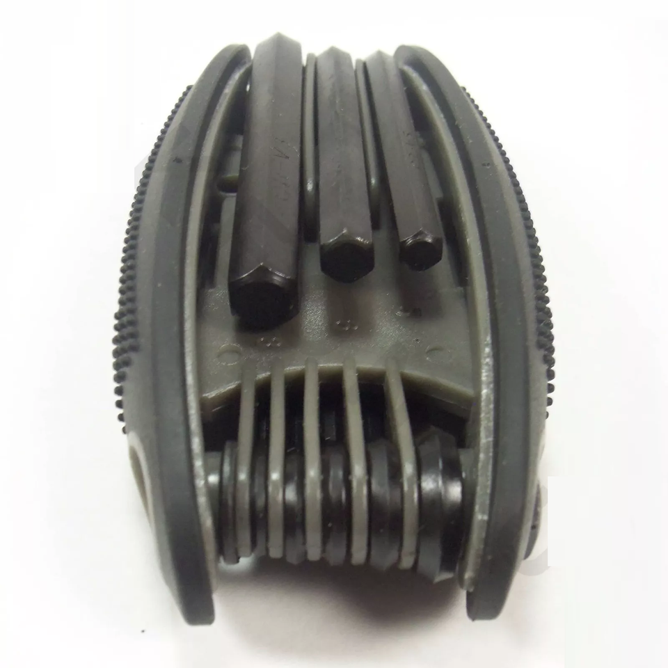 3 Piece Folding Hex Key Set SAE/Metric/Star Compact Multi-Tool Allen ...