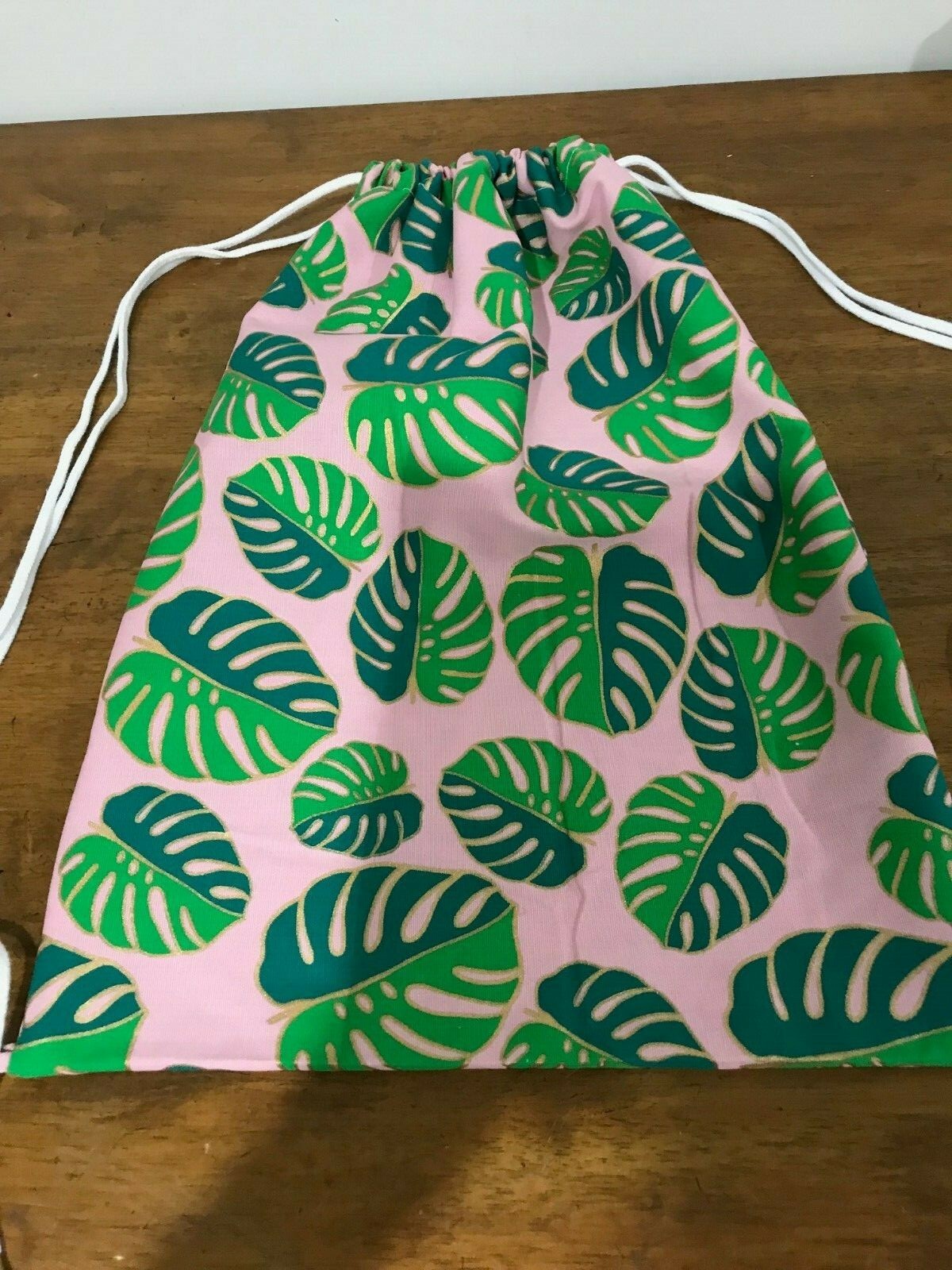 A Gym bag Drawstring backpack Library Bag Drawstring Sack Swim Bag ...