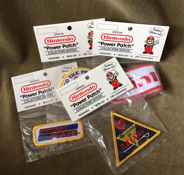 Vintage Nintendo Power Patch Set Of 4 1988 | eBay
