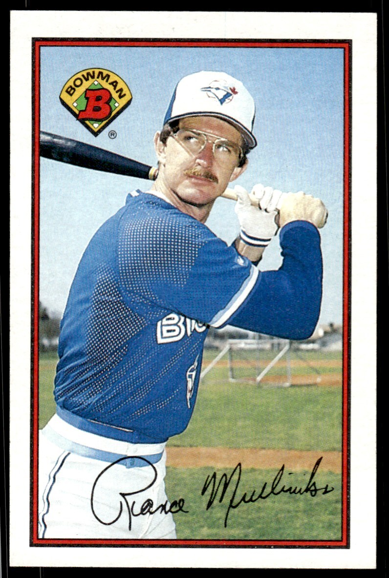 1989 Bowman Baseball Card Rance Mulliniks Toronto Blue Jays #250 | eBay