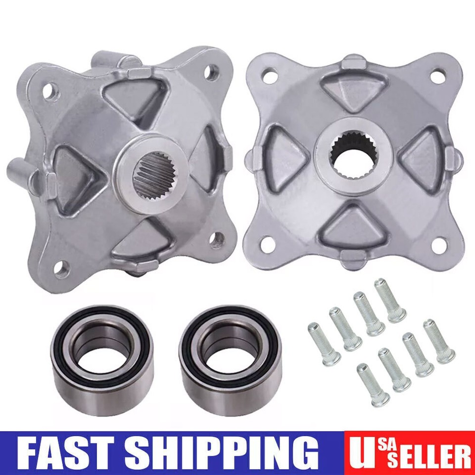 2X Complete Wheel Hub Rear Service Kit for Polaris Ranger 400 500 900 ...
