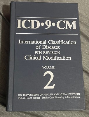 ICD 9 CM International Classification Of Diseases Vol 2 9th Revision ...