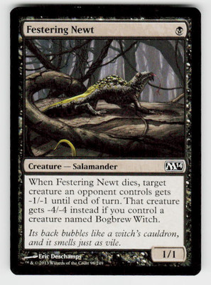 Magic 2014 (M14) #98 Festering Newt | eBay