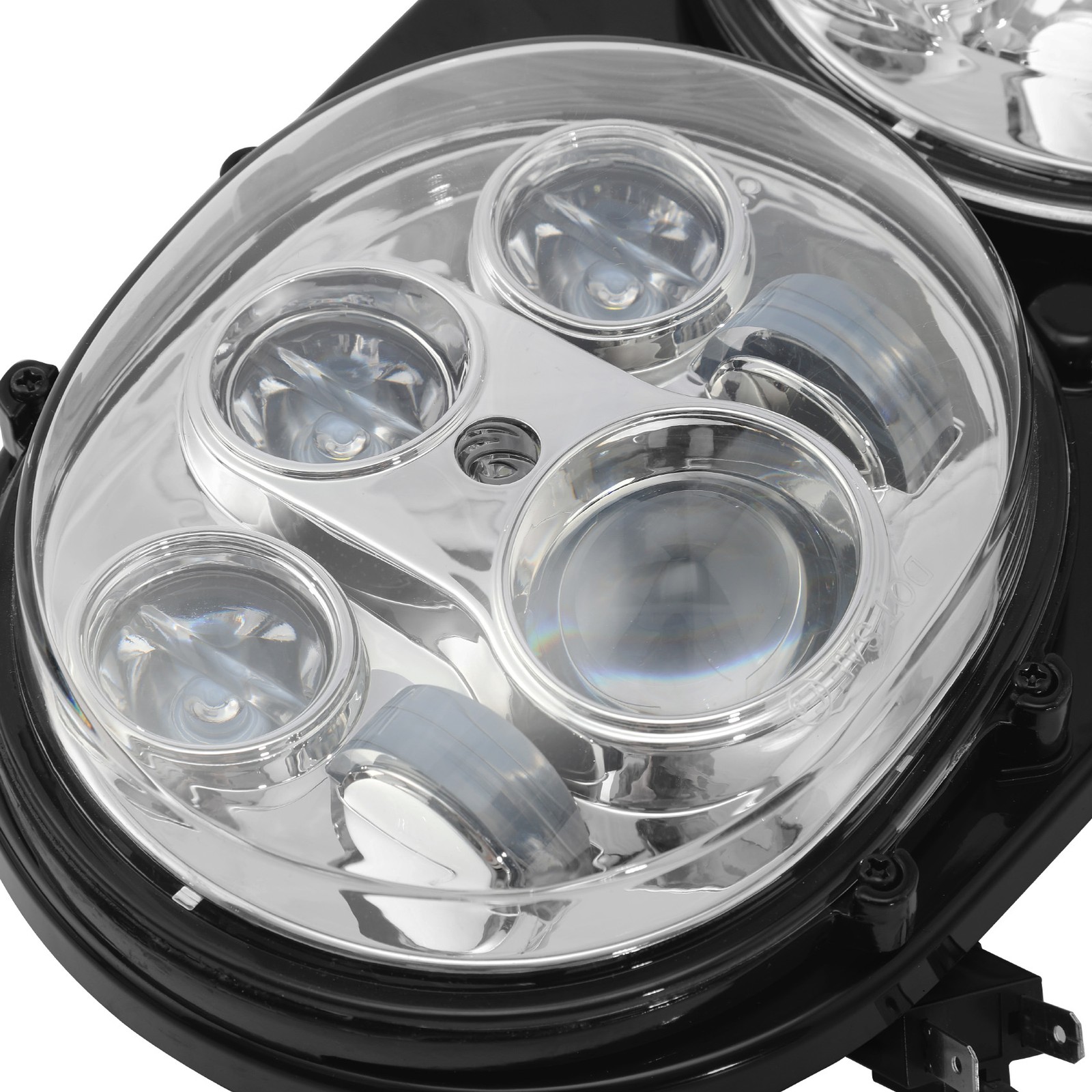 5.75" Dual LED Projector Headlight Fit For Harley CVO Road Glide FLTR ...