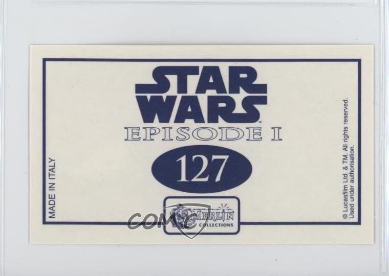 1999 Merlin Star Wars Episode I Stickers Anakin Skywalker Jake Lloyd ...