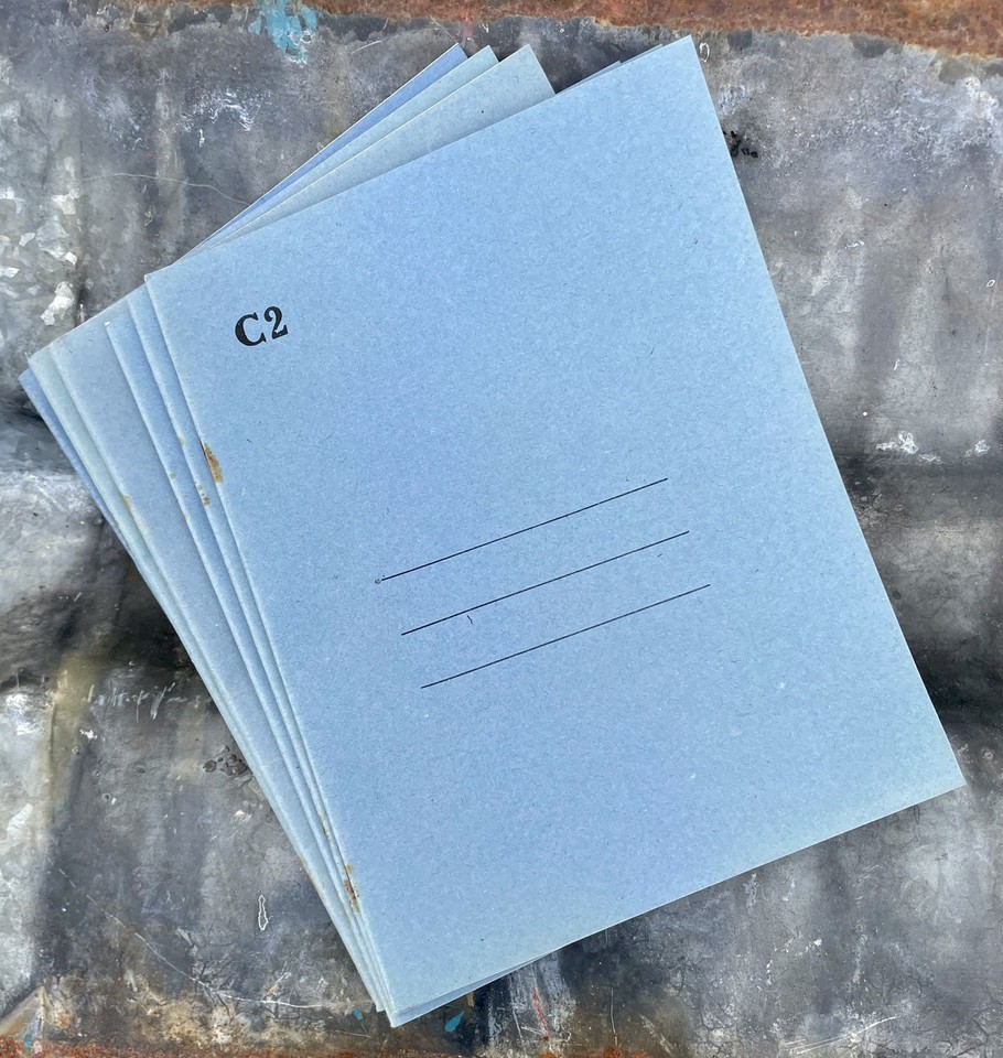 Vintage School Notebooks Unused Lined old shop stock Jotters blue ...