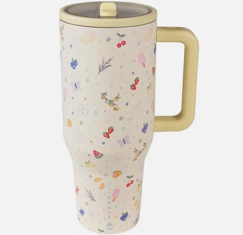 New HydroJug Berries & Cream Acta x Tori Halford 40 oz Traveler Tumbler ...
