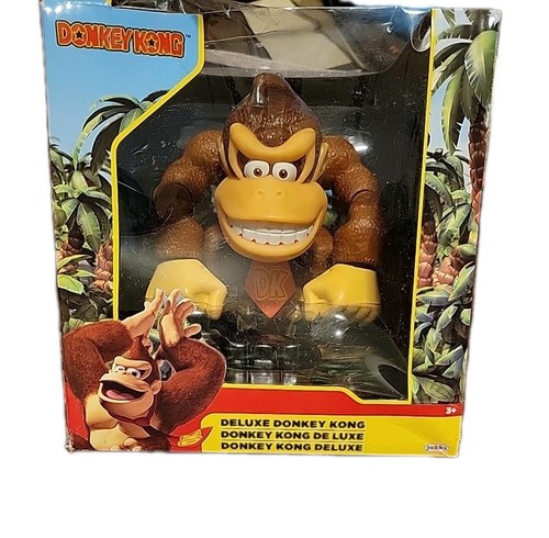 NIB DONKEY KONG JAKKS Pacific World of Nintendo - Deluxe Action Figure ...