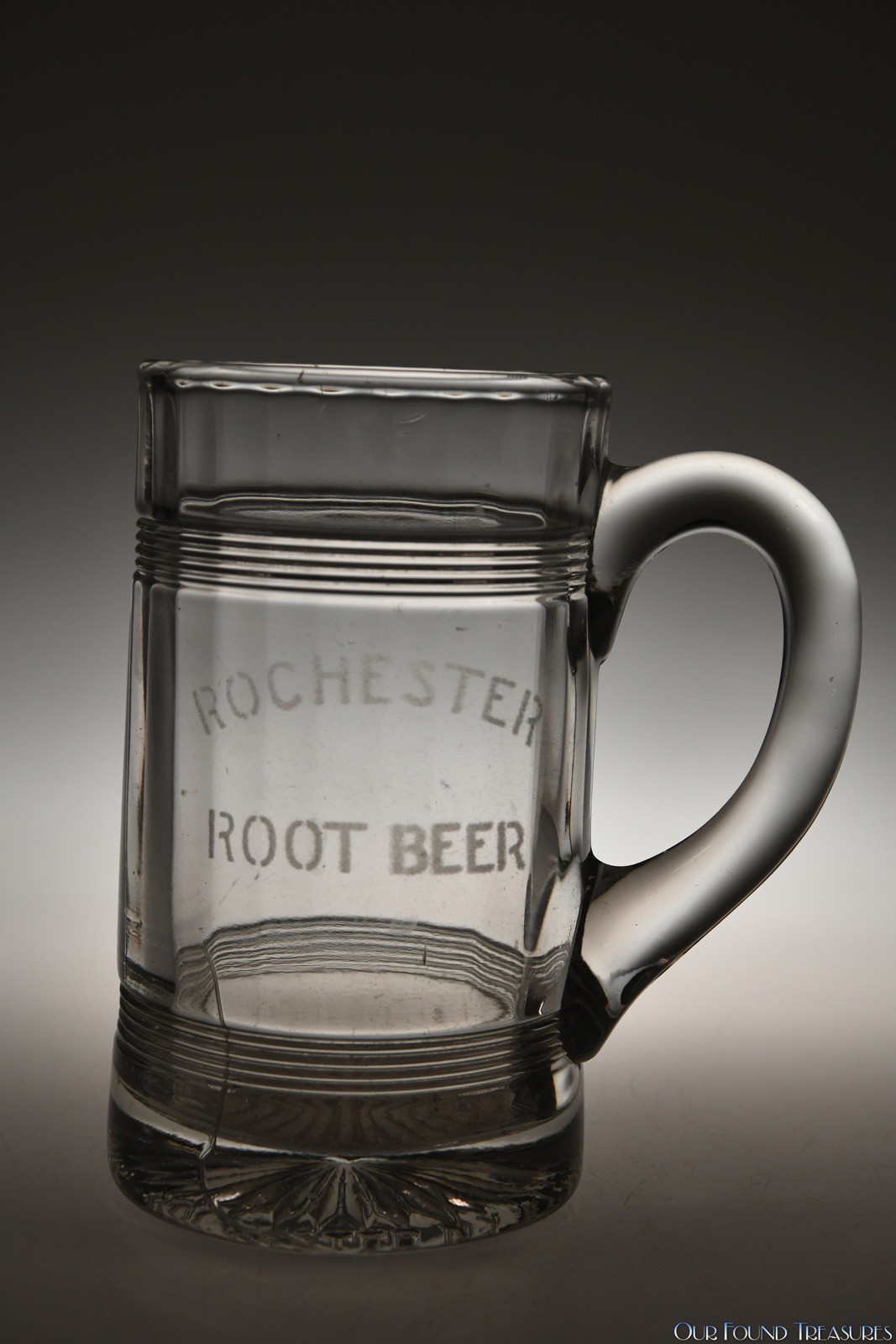 Vintage ROCHESTER ROOT BEER Handled Mug from Rochester Minn. - CLEAR | eBay