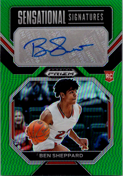2023-24 Panini Prizm Draft Picks - Sensational Signatures Green Prizm # ...