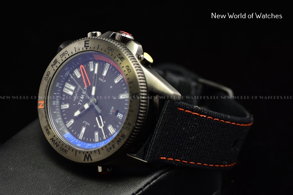 Timex Expedition North Tide-Temp-Compass 43mm Eco Fabric Strap Watch ...