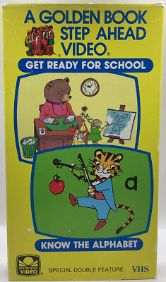 A Golden Book Step Ahead Video Get Ready for School / Know the Alphabet ...