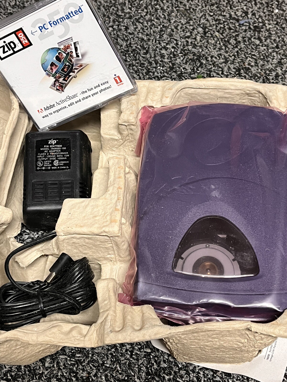 NEW SEALED!! IOMEGA Z250P PARALLEL Portable ZIP DRIVE 250Mb SEALED PCs ...