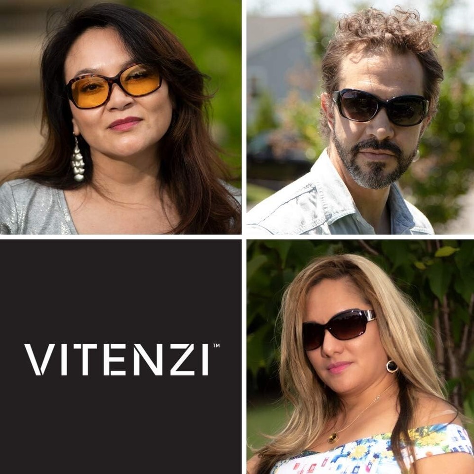 VITENZI Womens Polarized Sunglasses Trendy and Cool Retro Sun Glasses ...