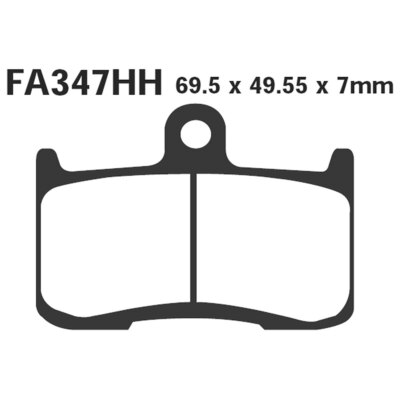 Pair Brake Pads EBC HH FA347HH for Kawasaki 1000 Z 2003-2006 | eBay
