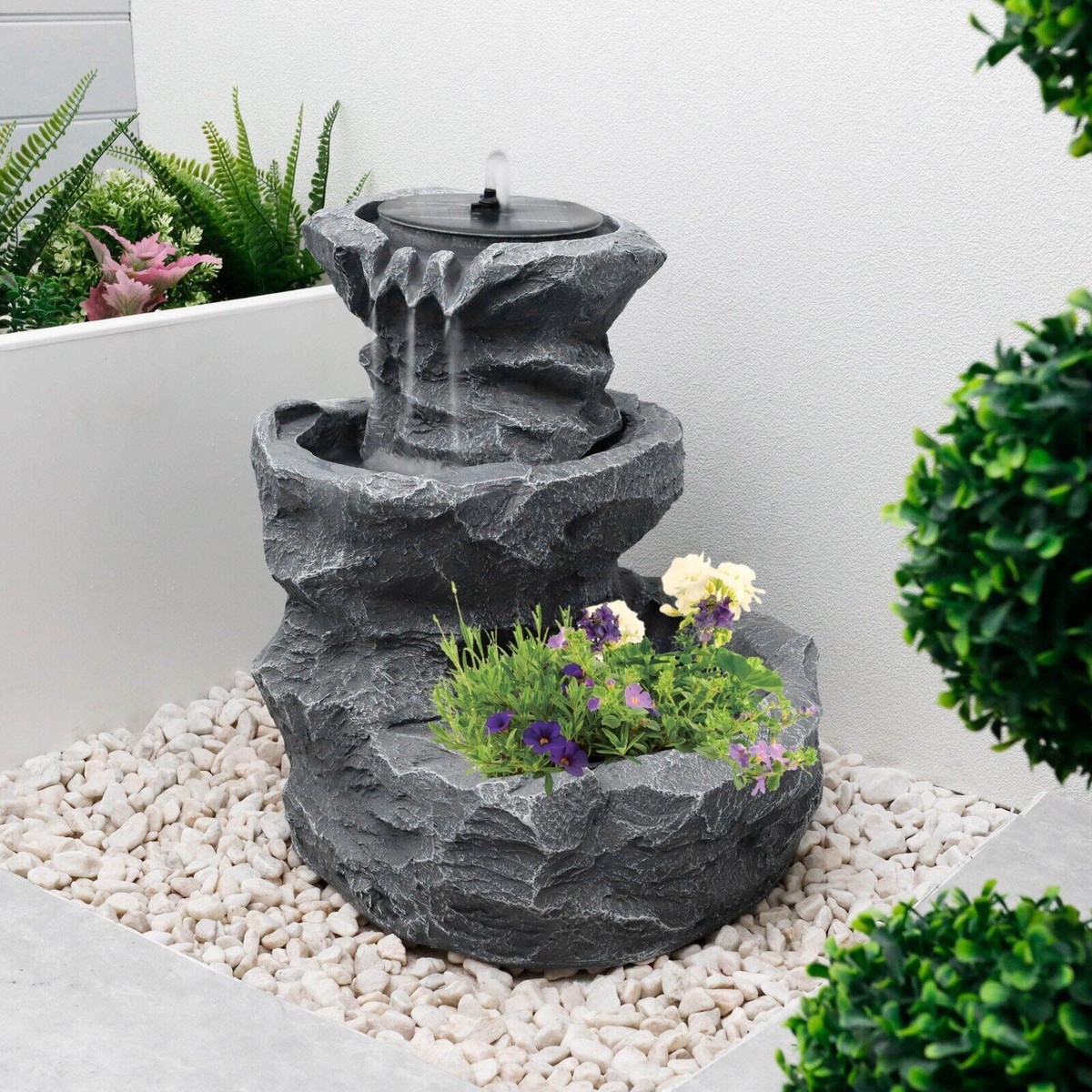 Water Feature For Flower Garden