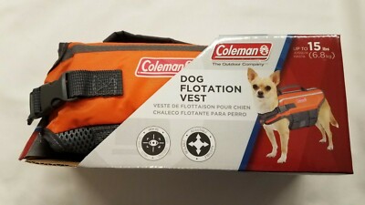 Coleman Dog Flotation Vest - X-Small (Up to 15 Pounds) | eBay