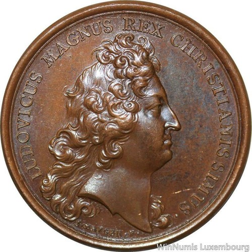 D9274 Rare Médaille Louis XIV Mariage Dauphin M-Anne de Bavière Munich ...