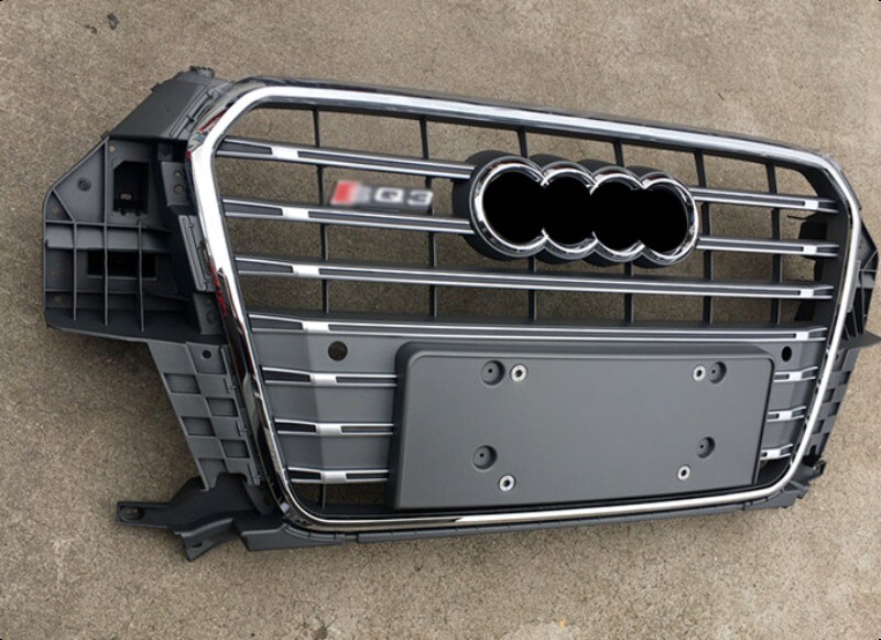 Grill For Audi Q3 2013-2015 SQ3 Style Front Bumper Grill Mesh Grille ...