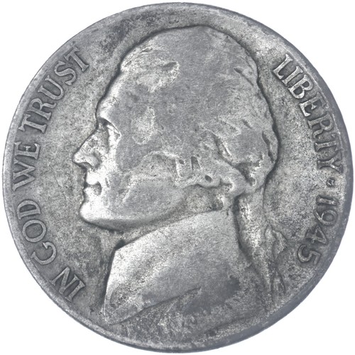 1945 D Jefferson 35% Silver War Nickel Very Fine VF See Pics D741 | eBay