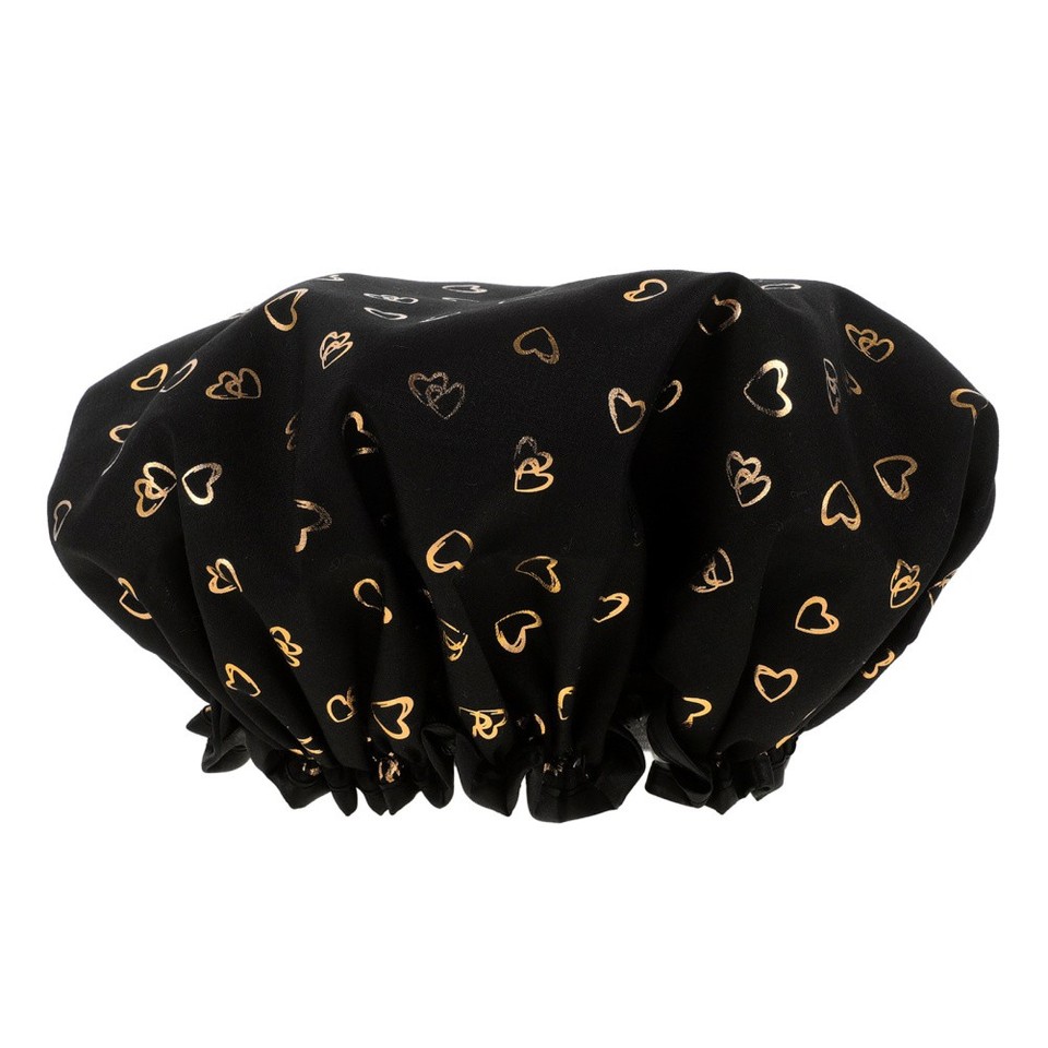 Shower Cap Double Layer Shower Hair Cap Women Cooking Bathing Hair Cap ...